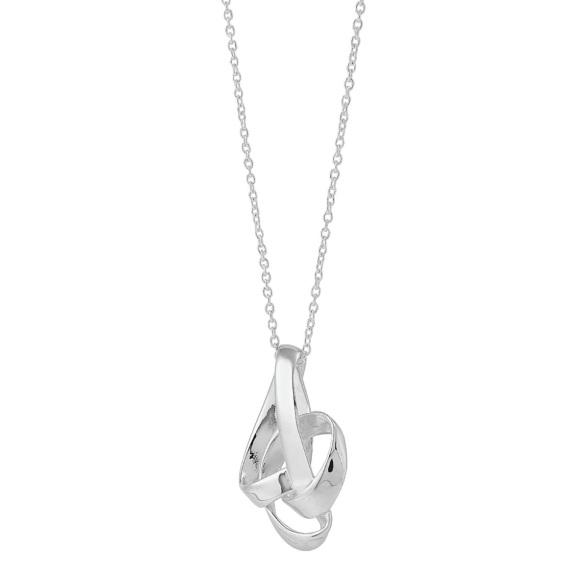 Silpada 'Tied Up' Pendant Necklace in Sterling Silver, 16" + 2"