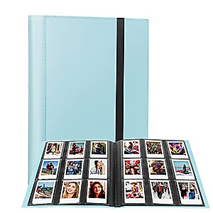 432 Pockets Photo Album for Fujifilm Instax Mini Camera, Polaroid Snap PIC-300 Z2300 Instant Camera, 2x3 Photo Album Book for Fujifilm Instax Mini 11 12 9 Evo 90 70 40 8 7 LiPlay Instant Camera(Blue)