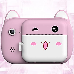 Mobestech Toy Camera 1pc Printable White Mini Lens Photo Children's Million Video Toypink Dual Camera Camra