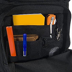 Carhartt Unisex Adult Force Pro Backpack with 17-Inch Laptop Sleeve and Portable Charger Compartment, Black, One Size