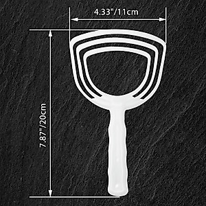 Coufce 4 Pack Bone Dust Scraper Meat Scraper Set Bone Dust Remover Fish Scale Scraper Versatile Tools for Butchering and Fish Scaling