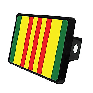 Vietnam Veteran Tow Hitch Cover Licensed Military Apparel Patriotic Products Gifts for Veterans Families and Retired VetFriends.com