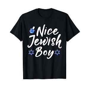 Nice jewish boy for hanukkah, Bar Mitzvah or yom kippur T-Shirt