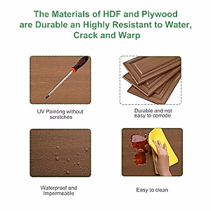 ROOMTEC 36" Assembled Bathroom Vanity Sink Cabinet & Kitchen Base Cabinet, Large Capacity Single Sink Storage with Soft-Close Doors & Decorative Drawer, Versatile for Bathrooms, Kitchens, Laundry