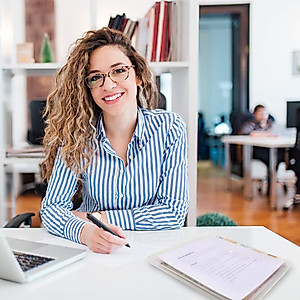 EOOUT 12pcs Plastic Envelopes, Clear Folders, Expandable Gusset and Plastic Waterproof Envelope with Snap Button Closure, Letter Size, A4 Size, for School and Office Suppiles