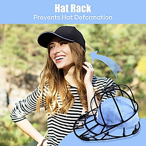 Vigorwise Hat Washer Cage for Baseball Cap, Assemble Hat Washer for Washing Machine Dishwasher, Hat Cleaner for Baseball Caps