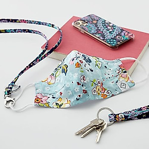 Vera Bradley Women's Cotton Lanyard, Itsy Ditsy, One Size