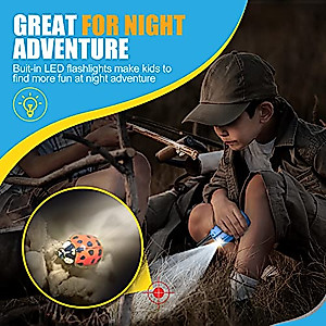 Walkie Talkies for Kids 2 Pack: Long Range Kids Blue Walkie Talkies for Boys 4-12 Easter Birthday Gifts Toys for 3 4 5 6 7 8 9 Year Old Boys Kids Camping Outdoor Toys for Kids