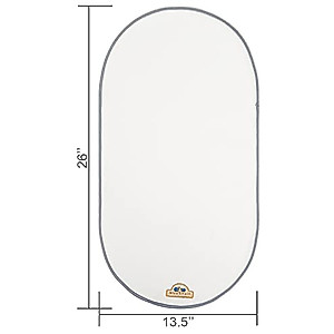 BlueSnail Soft and Comfortable Waterproof Changing pad Liner Portable Coral Fleece Diaper pad Liner (White)