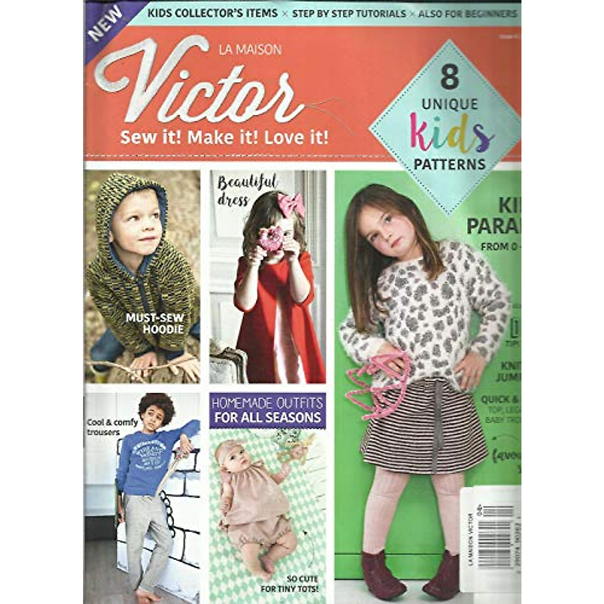 LA MAISON VICTOR MAGAZINE, SEW IT ! MAKE IT! LOVE IT ! ISSUE, 2018 ISSUE # 4