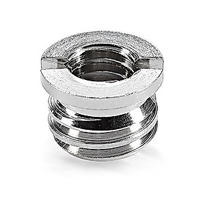 Standard 1/4"-20 Female to 3/8"-16 Male Screw Adapter Reducer Bushing Converter for DSLR Camera Camcorder Tripod Monopod Ball Head Ballhead Video Light Stand (4 Pieces)