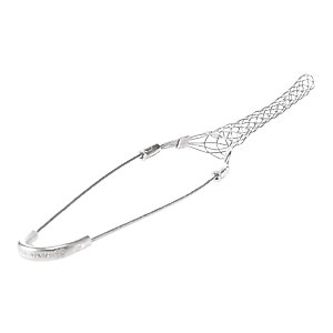 Woodhead 36574 Support Grip, Bus-Drop, Single Eye, Galvanized Steel, 1900lb Approximate Break Strength, 11.00" Mesh Length, 9.00" Bale Length, .94–1.25" Cable Diameter