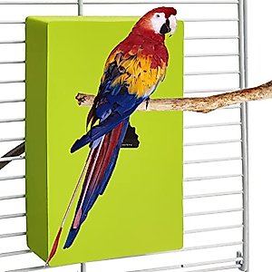 Hamiledyi Bird Heater for Cage Snuggle Up Bird Warmer for Parakeets Thermostatically Birds Perch Stand Heater for Parrots Cockatiel Budgies 12 V