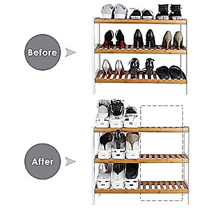 GYFHMY Shoe Slots Organizer, 10pcs Space-Saving Adjustable Double-Layer Closet Storage Cabinet, White Household Shelf, for Living Room Dormitory Hotel