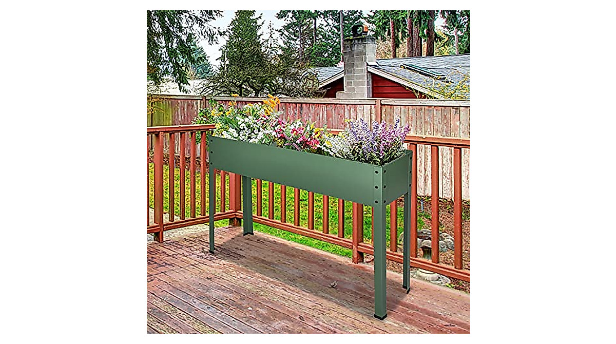 Ergonomic Raised Garden Bed - Elevated Planter for Patio