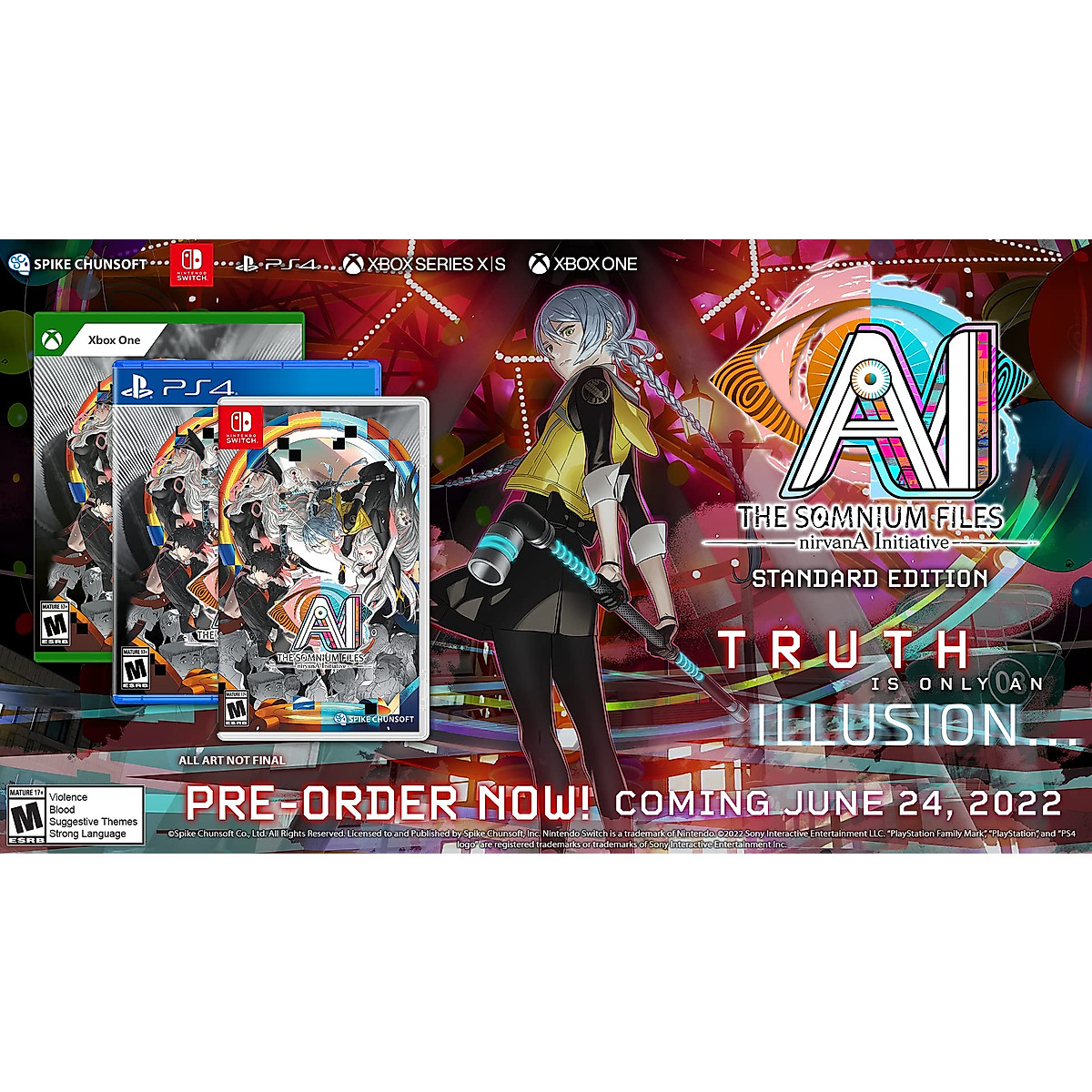 AI: THE SOMNIUM FILES - nirvanA Initiative Standard Edition for PlayStation 4