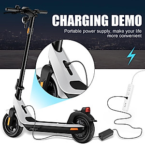 RidTianTek 53.5V 2A Charger for NIU KQi Air/KQi3/KQi3 Pro/KQi3 Max/KQi3 Sport/KQi2/KQi2 Pro, 46.8V Battery Charger for NIU Electric Scooter Accessories, Scooter Battery Power Adapter Fast Charger