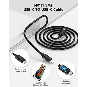 45W Samsung Super Fast Charger Type C 2 Pack for Samsung Galaxy S23 Ultra Charger S22 Ultra Charger S23/S23+/S22/S22+/S21/S20,Z Fold 4/Z Flip 4,Note 10/20,S8/S7/S7+,USB C Wall Charger with 6ft Cable