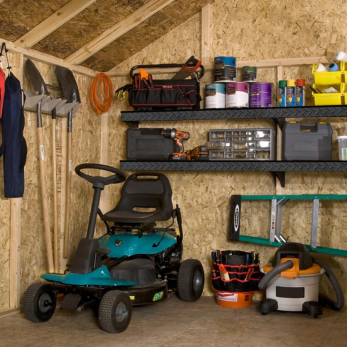 Handy Home Products Charleston Value Gable 10x8 Do-It-Yourself Wooden Storage Shed