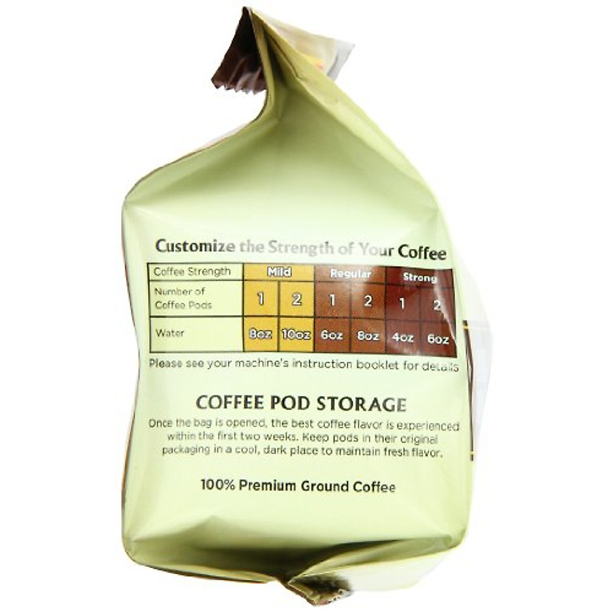 Melitta Coffee Pods, Dark Roast, 18 Count (Pack of 6) 108 Total Pods