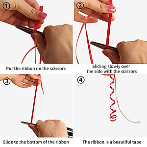 TONIFUL 500 Yards Curling Ribbon-Balloon Ribbon-Balloon String for Art&Craft Decor,Gift Wrapping,Ribbons and Bows for Christmas New Year Birthday Gifts (Blue)