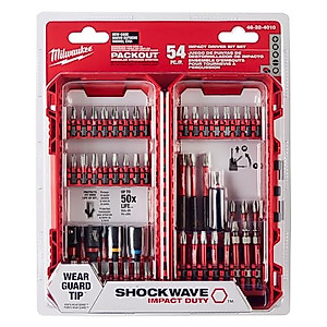 48-32-4010 for Milwaukee Shockwave Impact Duty Driver Bit Set 54Pc