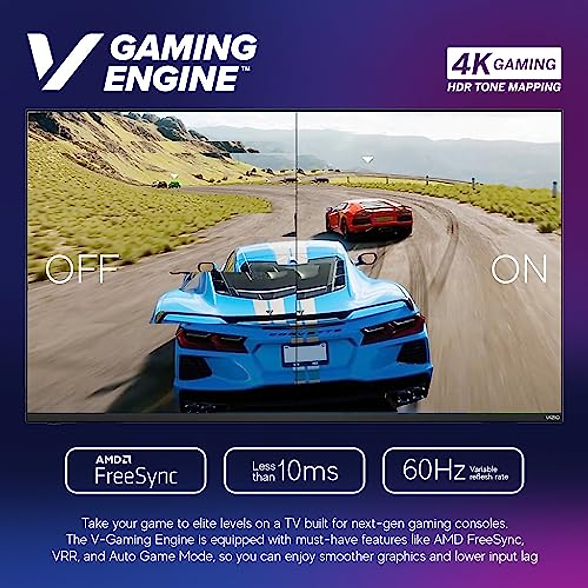 VIZIO 55-Inch Class M-Series Quantum Pro 4K QLED 60Hz Smart TV, Dolby Vision, HDR10+, Apple Airplay and Chromecast Built-in + Free Wall Mount (No Stands) - M55Q6-J01 (Renewed)