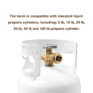 Propane torch stick ice and snow melter weeding burner electronic button igniter