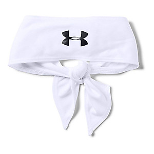 Under Armour Adult UA Armour Tie Headband OSFA White
