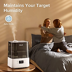 LEVOIT Humidifiers for Bedroom Large Room Home, (6L) & Dual 150 Humidifiers for Bedroom Large Room