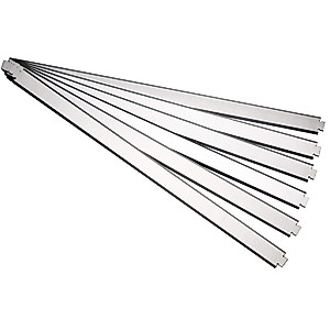 HSS Planer Blades for Ryobi AP1301 Ridgid TP13001 TP13002 TP13000 AC8630 13-9/16-Inch Heat Treated, Double Sided, Set of 6 Replacement