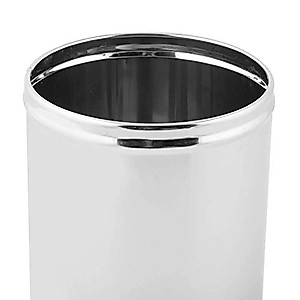 G.E.T. SSTB-11 Stainless Steel 6.75" Stainless Steel Table Top Trash Can with Mirror Finish, Stainless Steel Coffee Station Collection