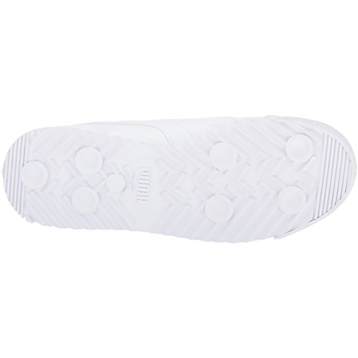 PUMA Roma Basic JR Sneaker (Little Kid/Big Kid) , White/Light Gray, 1.5 M US Little Kid