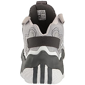 adidas Exhibit B Womens Mid Basketball Shoe, Grey/White/Team Dark Grey, 11.5