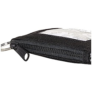 Vera Bradley Women's Recycled Lighten Up Reactive Zip ID Case Wallet, Black, One Size