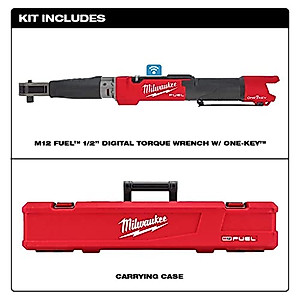Milwaukee (MLW246620) Milwaukee M12 FUEL 1/2 in. Drive Digitial Torque Wrench w/ONE-KEY