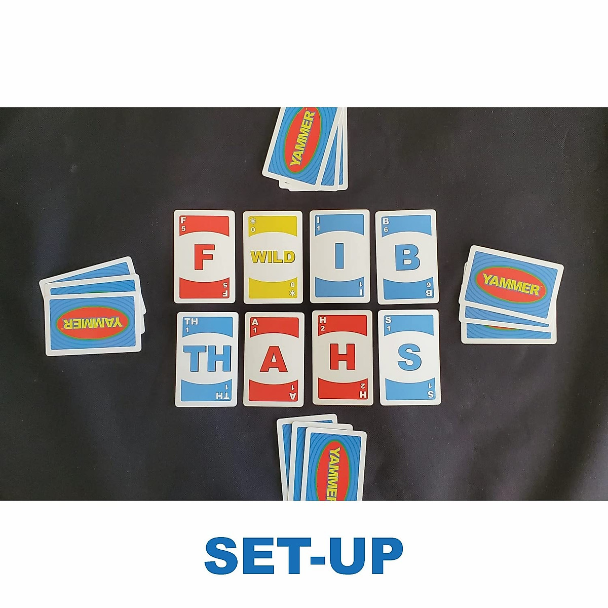 Yammer Word Card Game, Fun Family Word Game for Adults, Kids, Game Night, 1-6 Players, Ages 8+