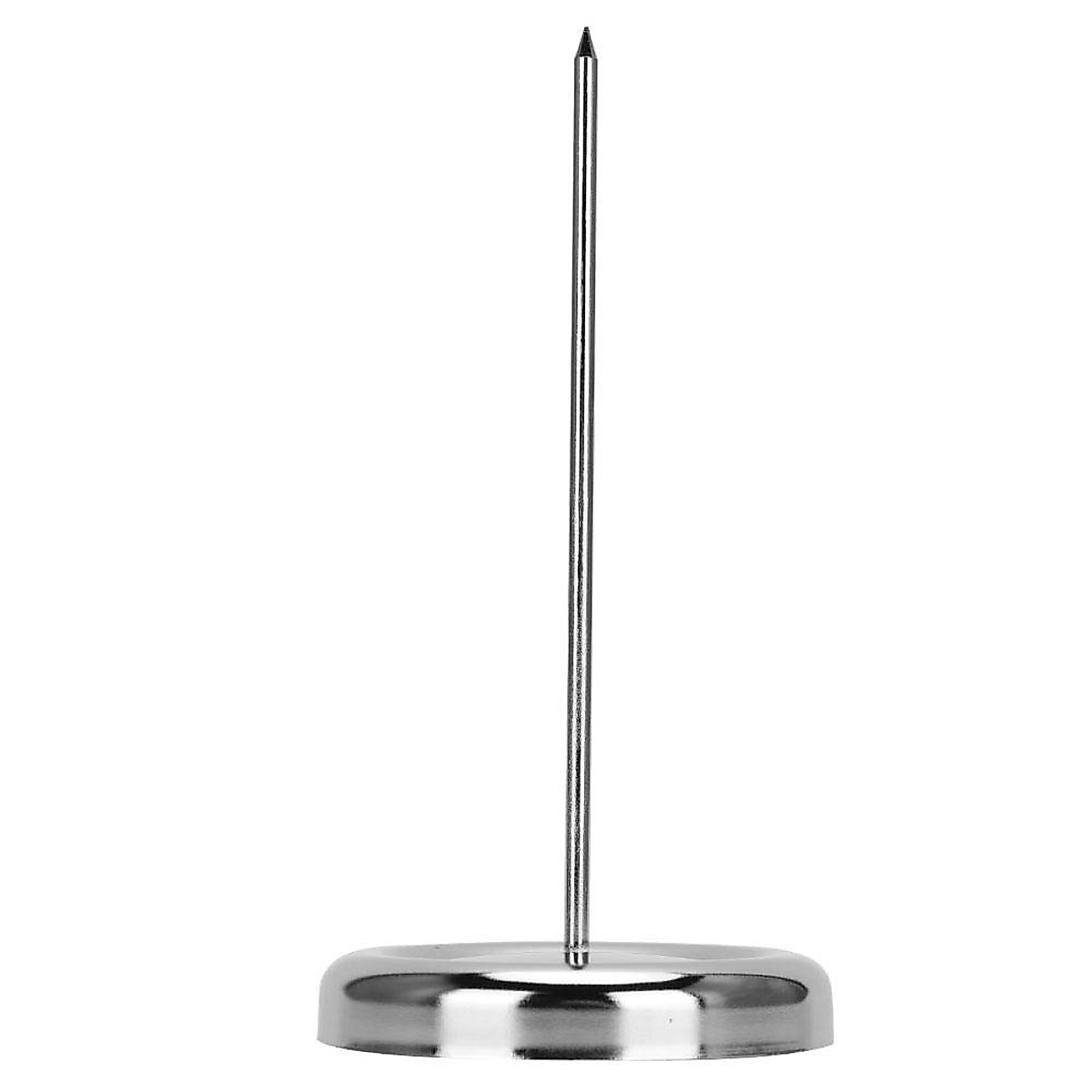 Hilitand Stainless Steel Straight Rod Paper Memo Holder with Clip Check Spindle Bill Fork Receipt Invoice Spike Stick Holder