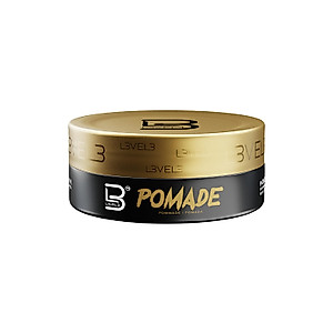 L3 Level 3 Pomade - Improves Hair Strength and Volume Long-Lasting Hold Infused with Keratin (Small Pomade)