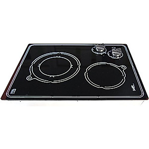 Swift Green 2 Burner Electric Cooktop 15" Ceramic Black CSA certified Made in Canada CER400C240