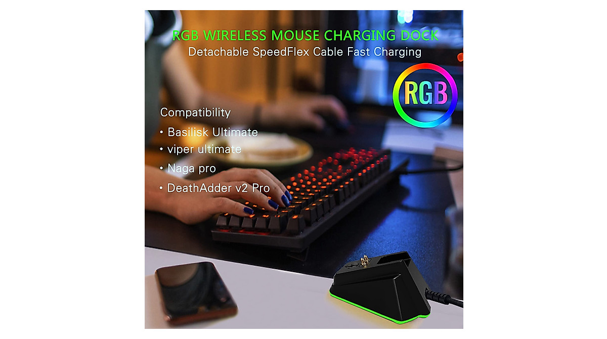 Mouse Charging Dock for Razer Wireless Mice | Effortless & Fast Charging