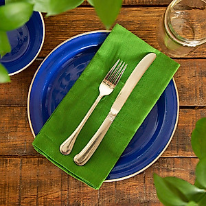 COTTON CRAFT Multicolor Cloth Napkins - Set of 24 Pure Cotton Everyday Lunch Dinner Napkin - Spring Summer Fall Holiday Birthday Party Gift - Soft Washable Absorbent Reusable Napkin - Oversized 20x20