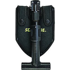 Schrade Pay Dirt Shovel with Folding Capabilities for Outdoor Exploring