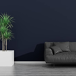 Decotalk Blue Contact Paper for Cabinets Dark Blue Peel and Stick Wallpaper for Bedroom Walls Removable Vinyl Wallpaper Self Adhesive Solid Blue Contact Paper for Shelves Dark Blue Wallpaper 12"x120"…