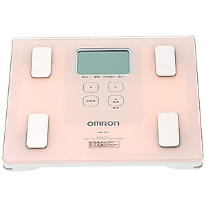 Omron body weight, composition meter scan pink HBF-214-PK