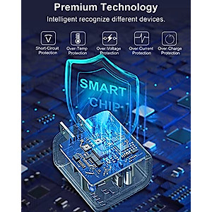 USB C Wall Charger Fast Charging - PowerlotZero 3 Pack 20W PD USBC Charging Block UL Certified Type C Power Adapter Plug for iPhone 14 13 Pro Max Plus iPad Pro iWatch 8 Ultra AirPods Galaxy Pixel