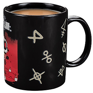 Cult of The Lamb Heat Changing Coffee Mug - Symbol Images Reveal with Heat - Officially Licensed Video Game Merchandise - Christmas Stocking Stuffer Gamer Gift for Kids, Teens, Adults - 11oz, Ceramic