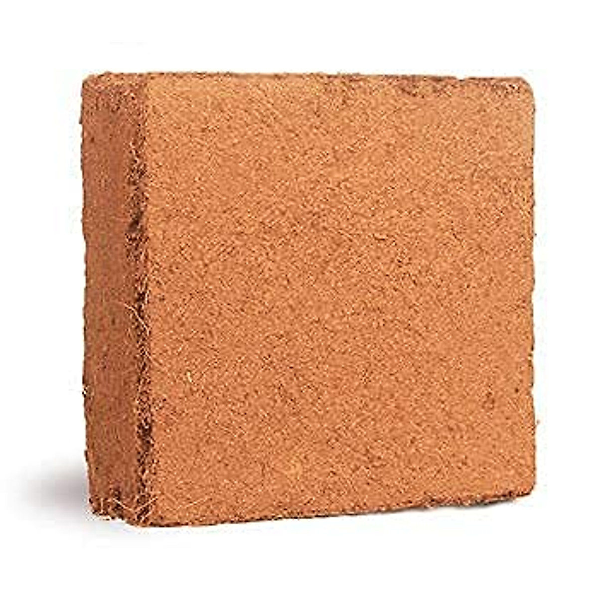 Kempf Compressed Coco Coir Pith Block, 10 Pound Block, Natural Potting Mix, Expands to 18 Gallons