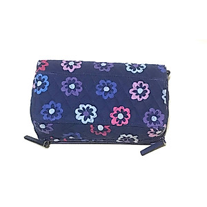 Vera Bradley Turnlock Crossbody Ellie Flowers