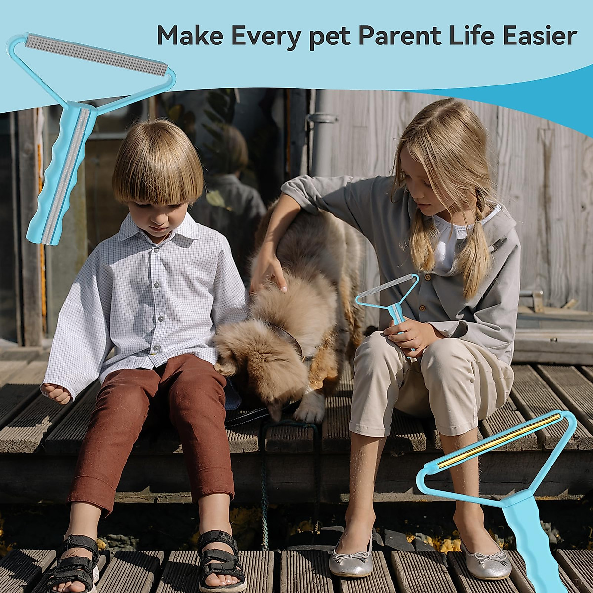 Pet Hair Remover,Dog Cat Hair Remover,Lint Cleaner Pro,Fur Removal Tool,Portable Carpet Scraper,Clothes Fuzz Rollers Hairball Shaver Brush for Carpets, Car Mat,Couch,Pet Bed,Furniture & Rug(1Pcs)